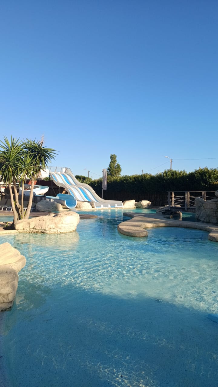 Mobil-home Tout Confort 6 Personnes Camping 4* - Canet-en-Roussillon