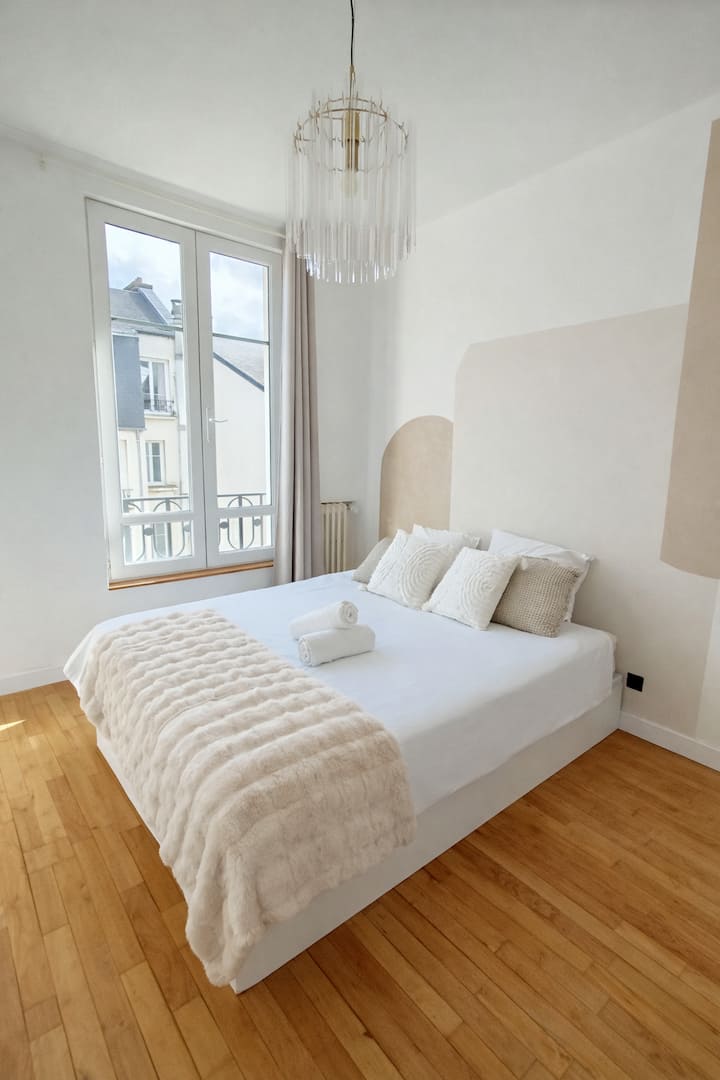 Spacieux T2 Calme à 2 Min Gare – 4 Voyageurs - Le Mans