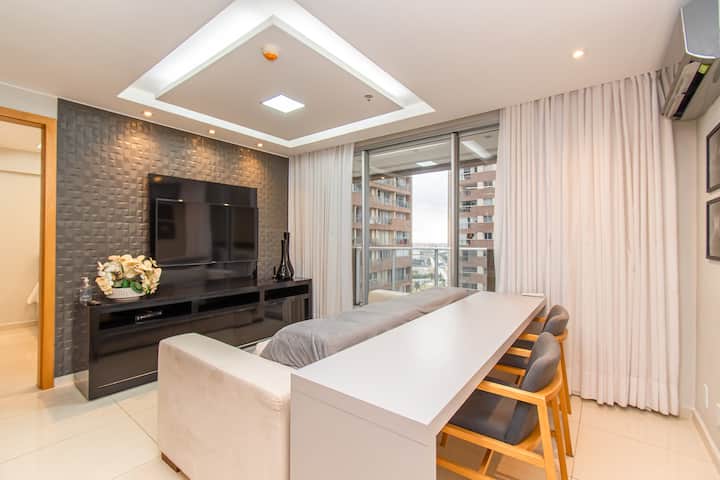 2 Quartos Com Estacionamento No Df Plaza Shopping - Brasília