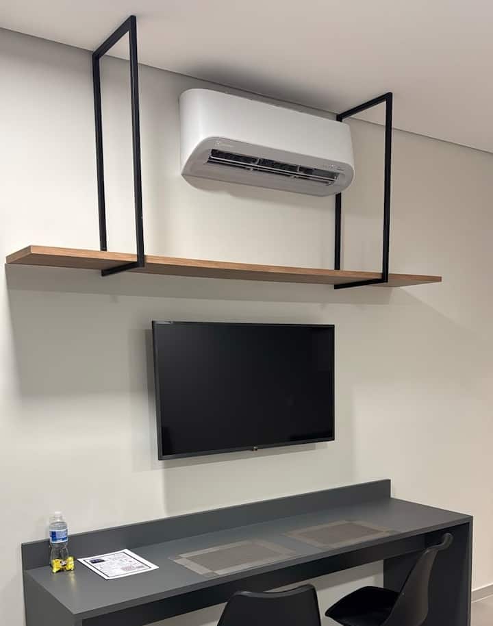 Studio Luxo, Ar-condicionado, Centro Da Cidade Ap6 - Poá