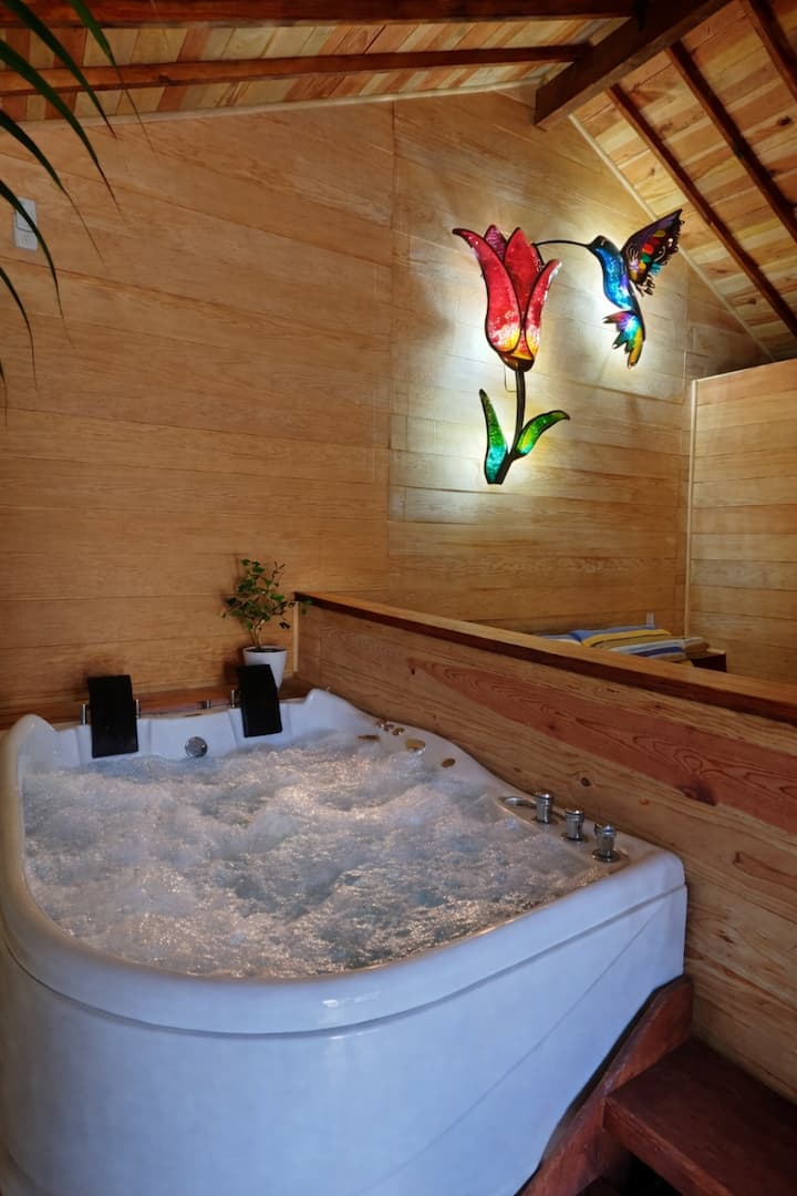 Hermosa Cabaña Con Jacuzzi Para Parejas - Cocoyoc
