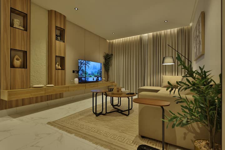 شقة أنيقة وقريبة من بحيرة الشبيلي جاليري بدخول ذكي - Dammam