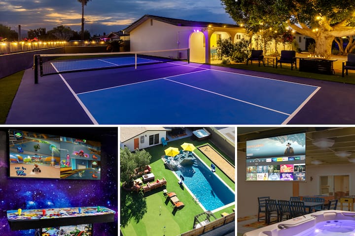 Sleeps 20+ Pickleball*pool*hot Tub*arcade*yrdmovie - Bermuda Dunes, CA