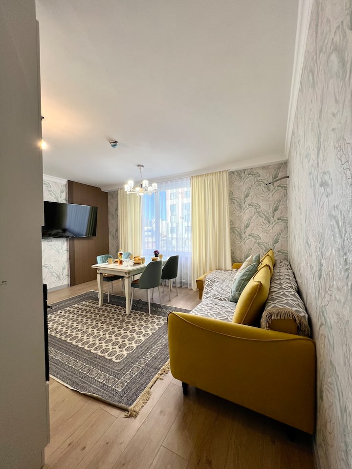 Современная трёхкомнатная квартира на Туране - Kazakhstan