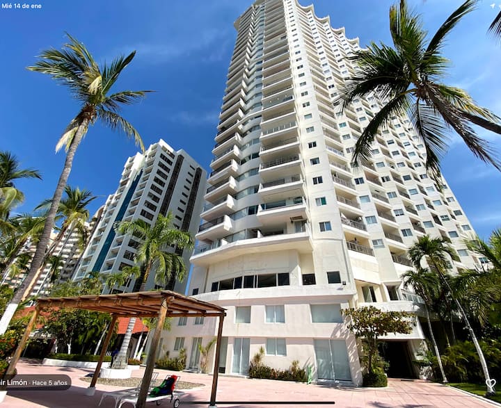 Cómodo Y Bello Departamento Con Acceso A Playa - Acapulco