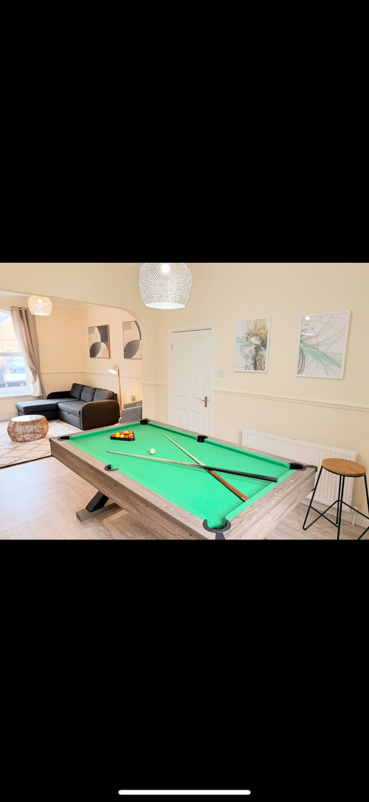4 Bedroom/8 Beds/wifi/smart Tv/pool Table - キングストン・アポン・ハル