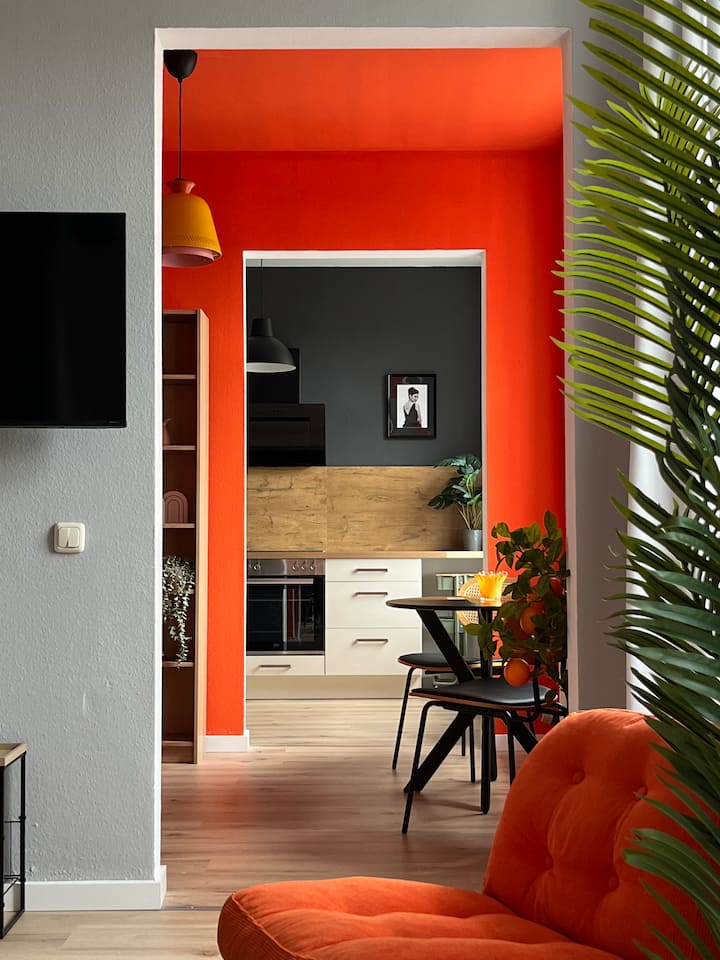 Kleines Loft Beim Schlossteich - Orange - Chemnitz