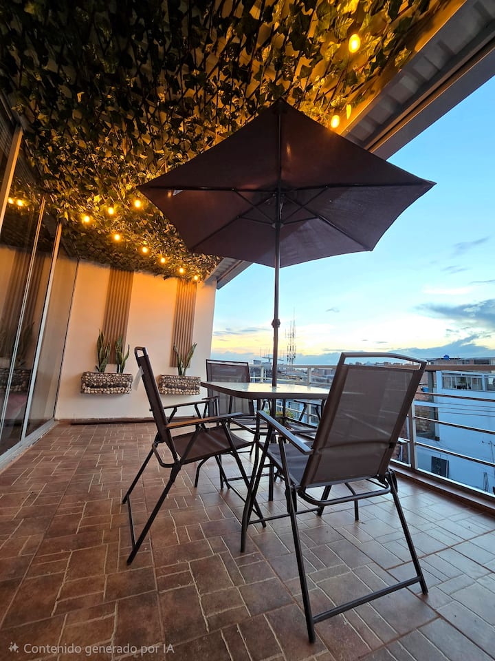 Moderno Penthouse Terraza Cerca A Cardio Infantil - La Calera, Colombia