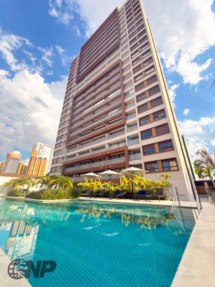 Studio With Fast Wi-fi, Air Cond., & Parking Space - Campinas