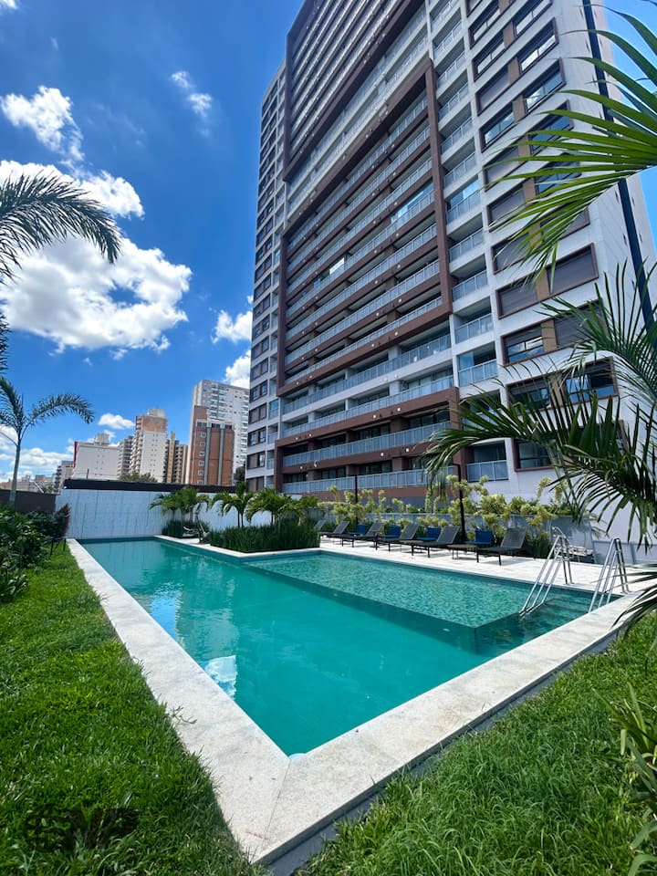 Cama, Wifi E Ar-condicionado Em Condomínio Novo - Campinas