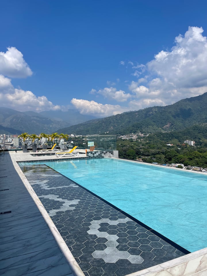 Apto Con Hermosa Vista En El Centro De La Ciudad - Ibagué