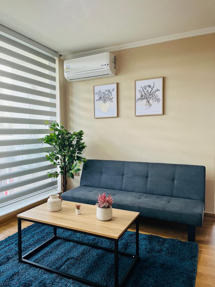 Depto. 6 Personas, Wifi + Parking, Pasos Outlet. - Temuco