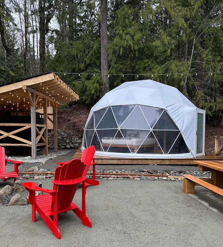 Stay Pemby - Geodome; Sauna & Cold Plunge - Pemberton