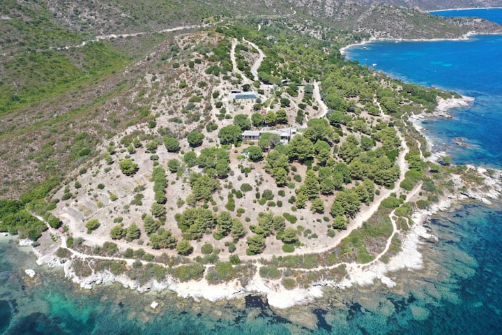 Maison Contemporaine Vue Mer Et Accès Plage - Plage de Saleccia