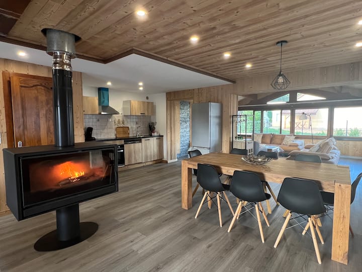 Maison Chaleureuse Jacuzzi Privée - Lac Blanc