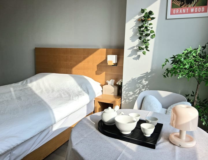 스테이트릿*지하철역 도보5분.장기,단기숙박.파노라믹뷰.아늑,청결한 숙소.무료주차.공항25분 - Incheon