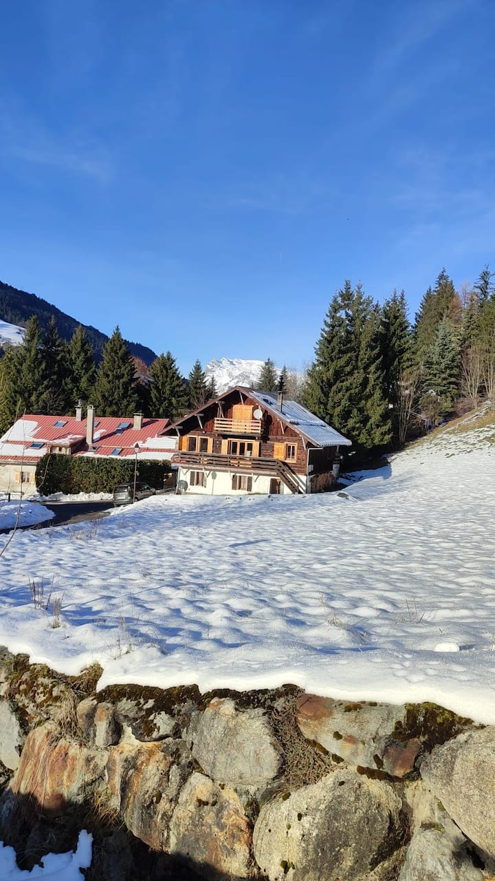 Chalet De Famille 9 Personnes " Au Vieux Logis" - Les Contamines-Montjoie