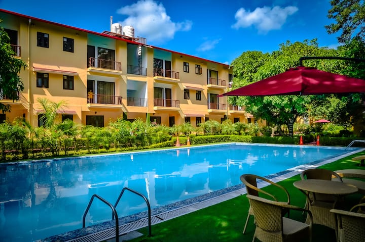 Jim Corbett Retreat|swimming Pool|5 Min From River - Jim Corbett National Park