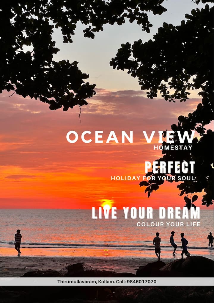 Ocean View, Seaside Homestay - Kollam