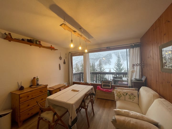 Charming And Cozy Apartment With Mountains View - Montgenèvre