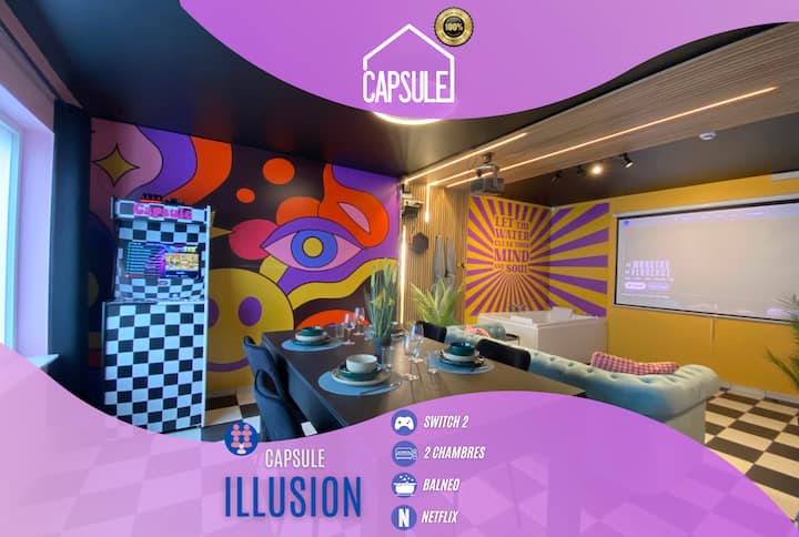 Capsule Illusion - Balneo - Swicth - Billard - Mons