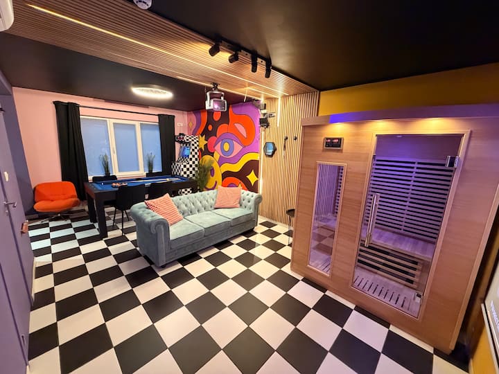 Capsule Illusion - Sauna - Switch - Billard - Mons