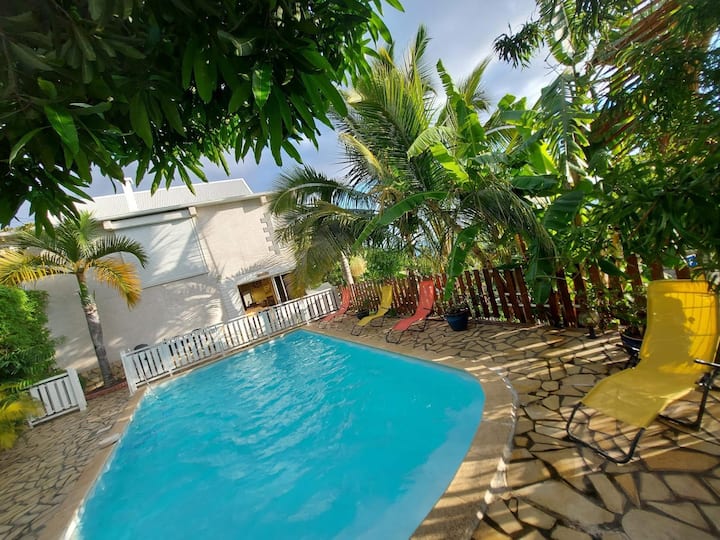 Villa Fleur De Coton : 3 Chambres Piscine - Saint-Leu