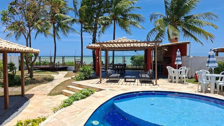 Casa Atalanta Pé Na Areia 05 Suítes 30km De Maceió - Brazil