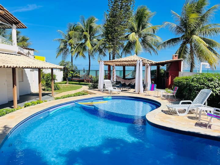 Casa Atalanta Beira-mar 05 Suítes 30km De Maceió. - Brasil