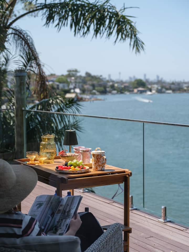 Waterfront Retro Mediterranean Home - Sydney