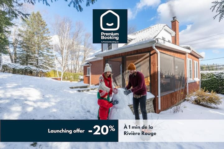Chalet Alpin | Walk To Lake & Beach | Spa & Bbq - Québec