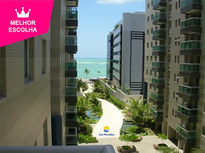Sun Paradise - Lindo Apto 4 Quartos Beira Mar (4) - Maceió