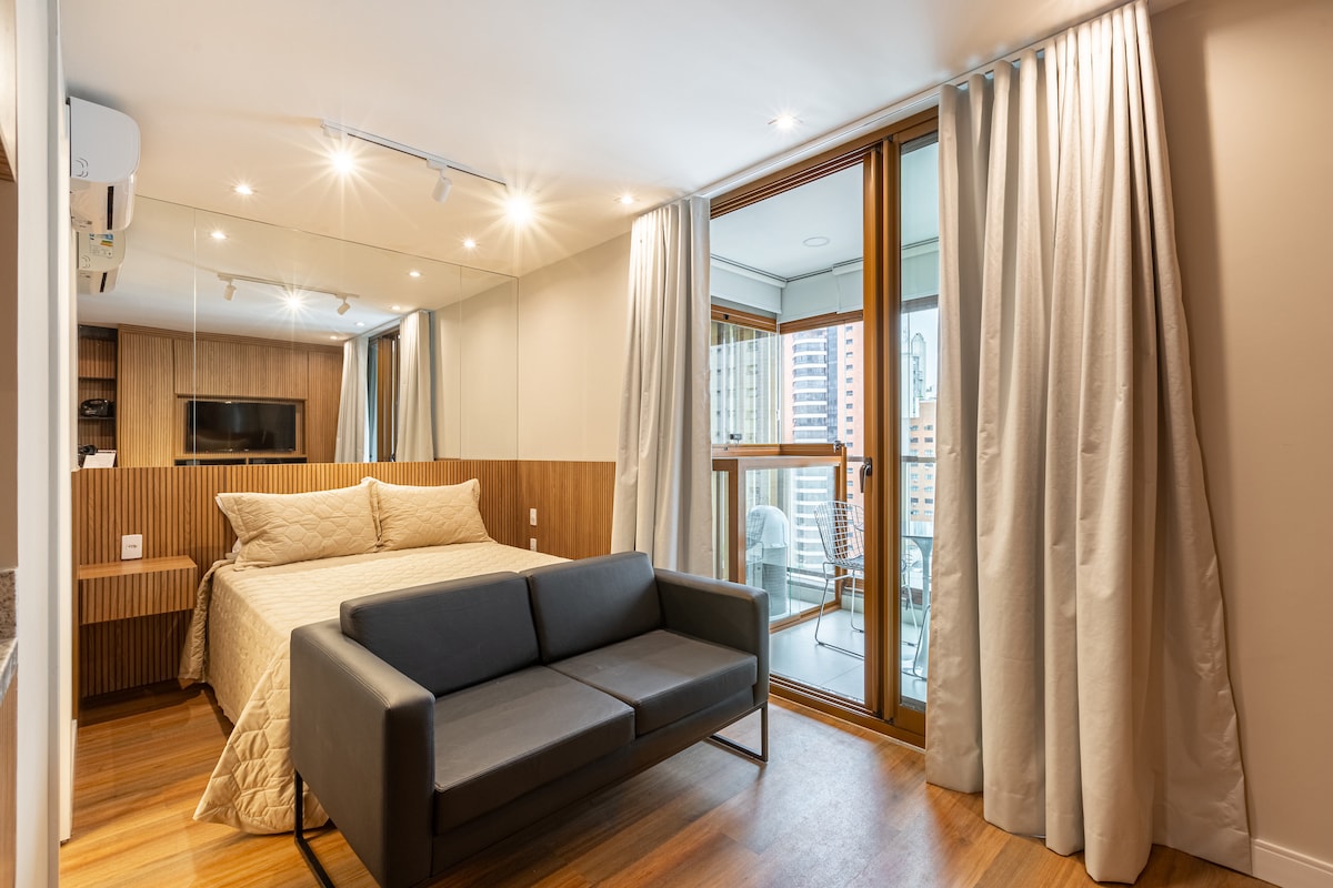 Large, beautiful and complete studio Vila Nova Conceição - Airbnb