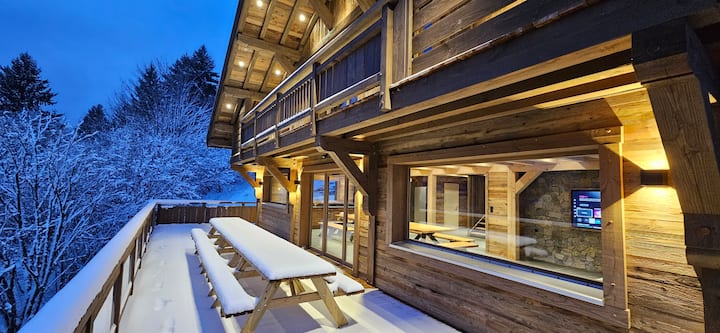 Chalet Le Sommet : Piscine, Jacuzzi, 7 Chambres - Gérardmer