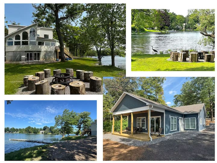 Lakefront Haven - Expansive, Private, 2 Houses - Tully Lake, Tully