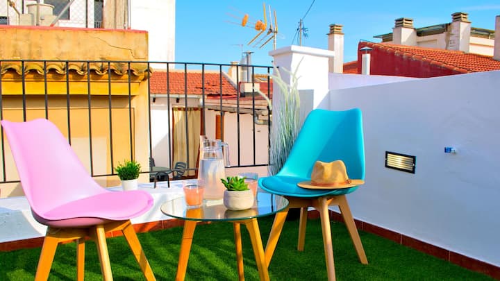 2-bedrooms Rooftop Terrace Duplex @ City Center - Alicante