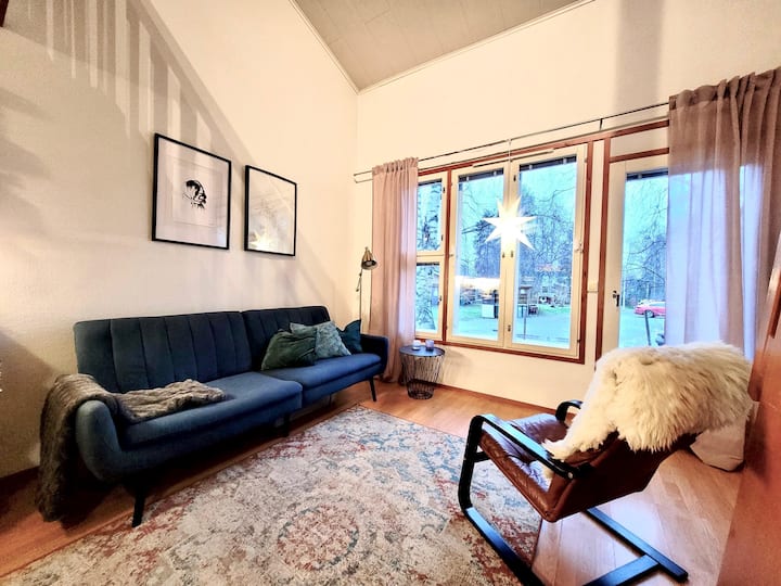 Row House Home With Sauna Terrace And Free Parking - Rovaniemi