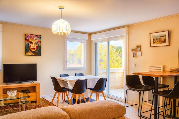 Appartement Cosy + Terrasse & Piscine - Plage du Racou