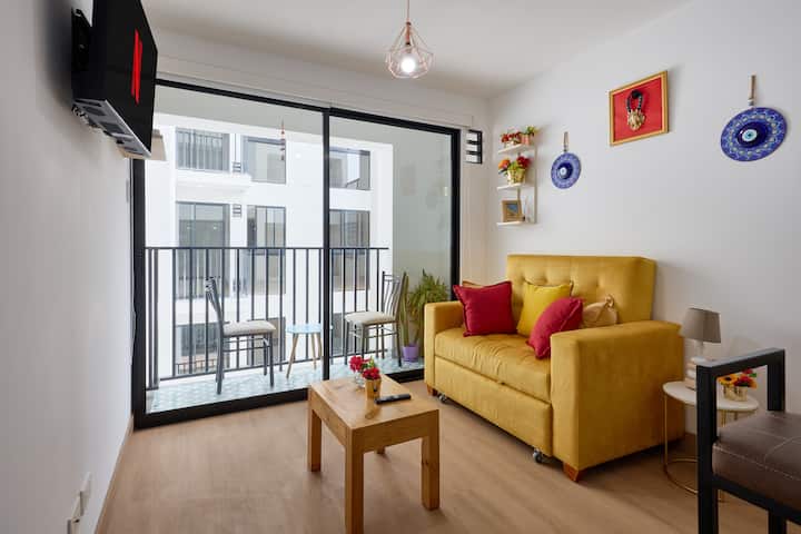 Precioso Apart Piscina Gym Barranco 305 - Peru