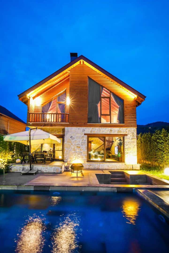 Taş Ev 1 Isıtmalı Havuz - Sapanca