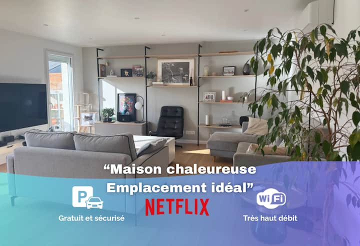 Maison Lumineuse – 8 Pers, Proche Atlantis Nantes - Bouaye