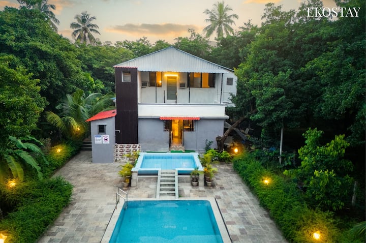 Fern Wood Villa (3bhk) - Ekostay - Dahanu