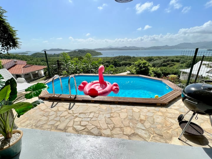 Vue Mer Spectaculaire & Piscine Privée - Martinique