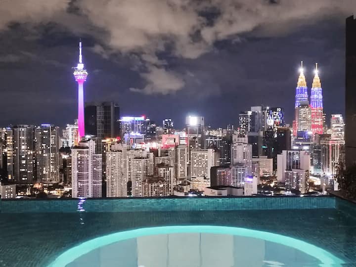 2br High Floor Apt Lucentia/lalaport/klcc/mrt/view - Kuala Lumpur
