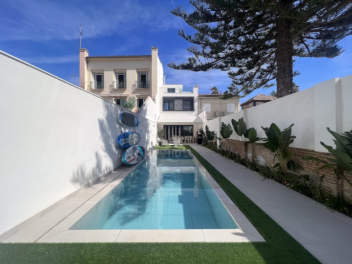 Luxury Beach House. Private Pool And Sea Views - Valencia