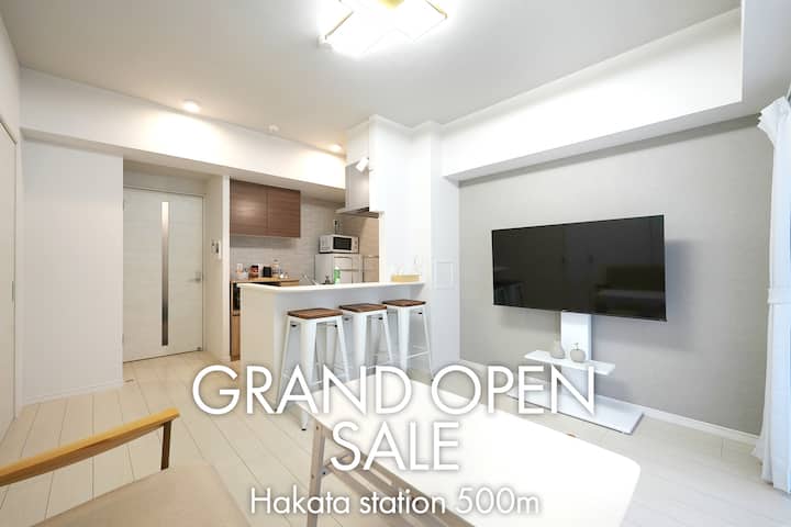 2025年10月open/同フロアの2施設貸切/最大12名/博多駅徒歩7分/福岡空港電車15分/新築 - Fukuoka