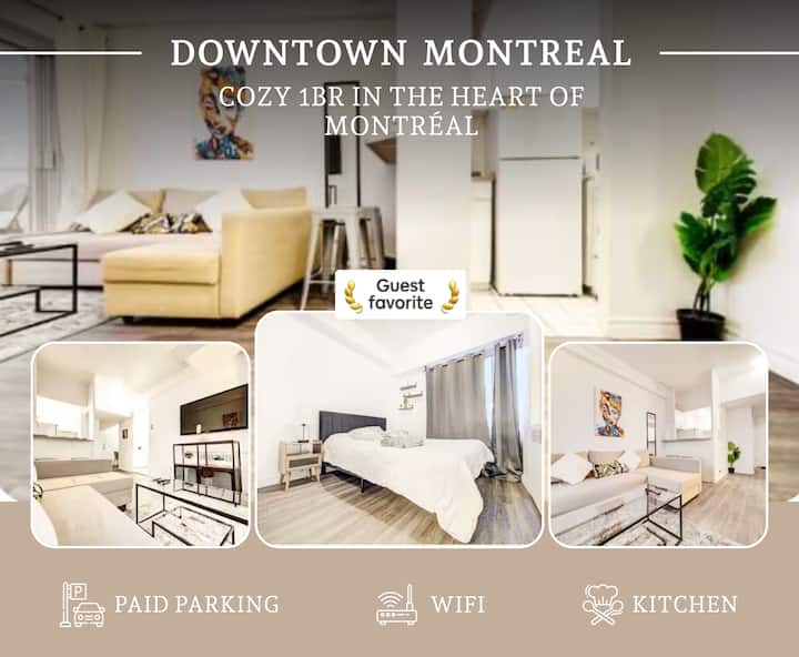 Charming 1br Escape | Downtown Montreal - Montreal