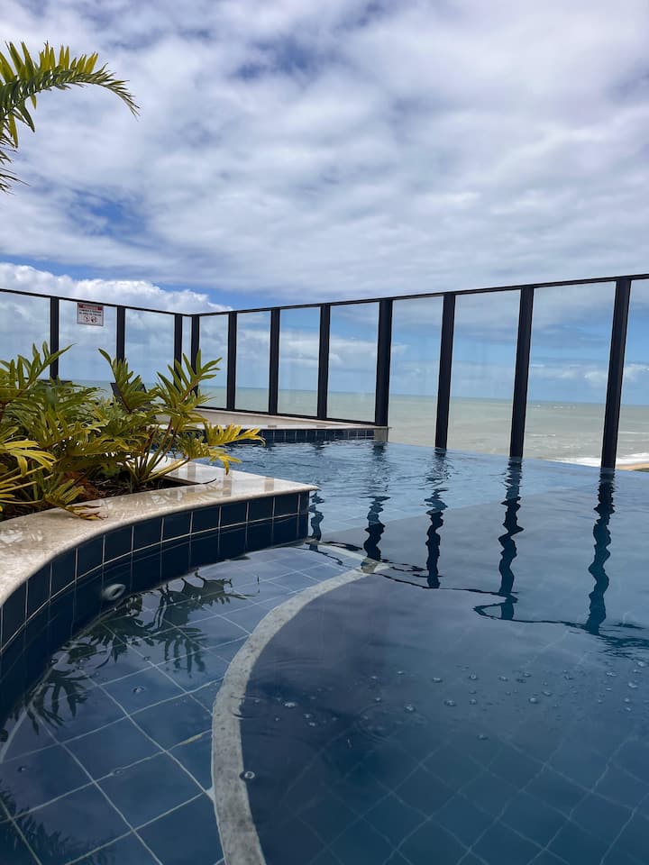 Luxo Climatizado E Vista Mar Itaparica, 02 Quartos - Vila Velha