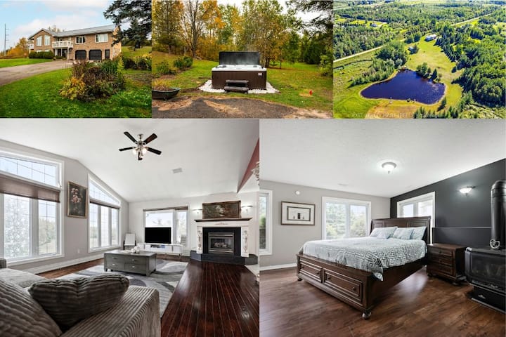4 Bedroom Country Home With Pond & Windmills Views - Shelburne