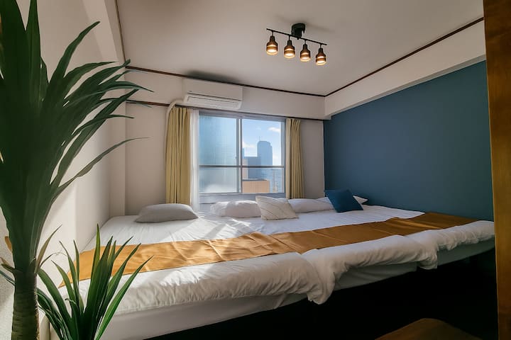 日本橋駅徒歩1分黒門市場徒歩１分ベッド３台 - Osaka